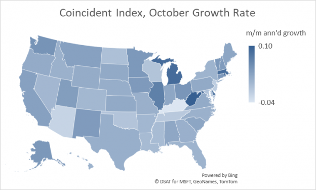 Wisconsin Economic Activity in October | Econbrowser