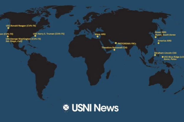 Naval Deployments as of 8/12/2024 | Econbrowser